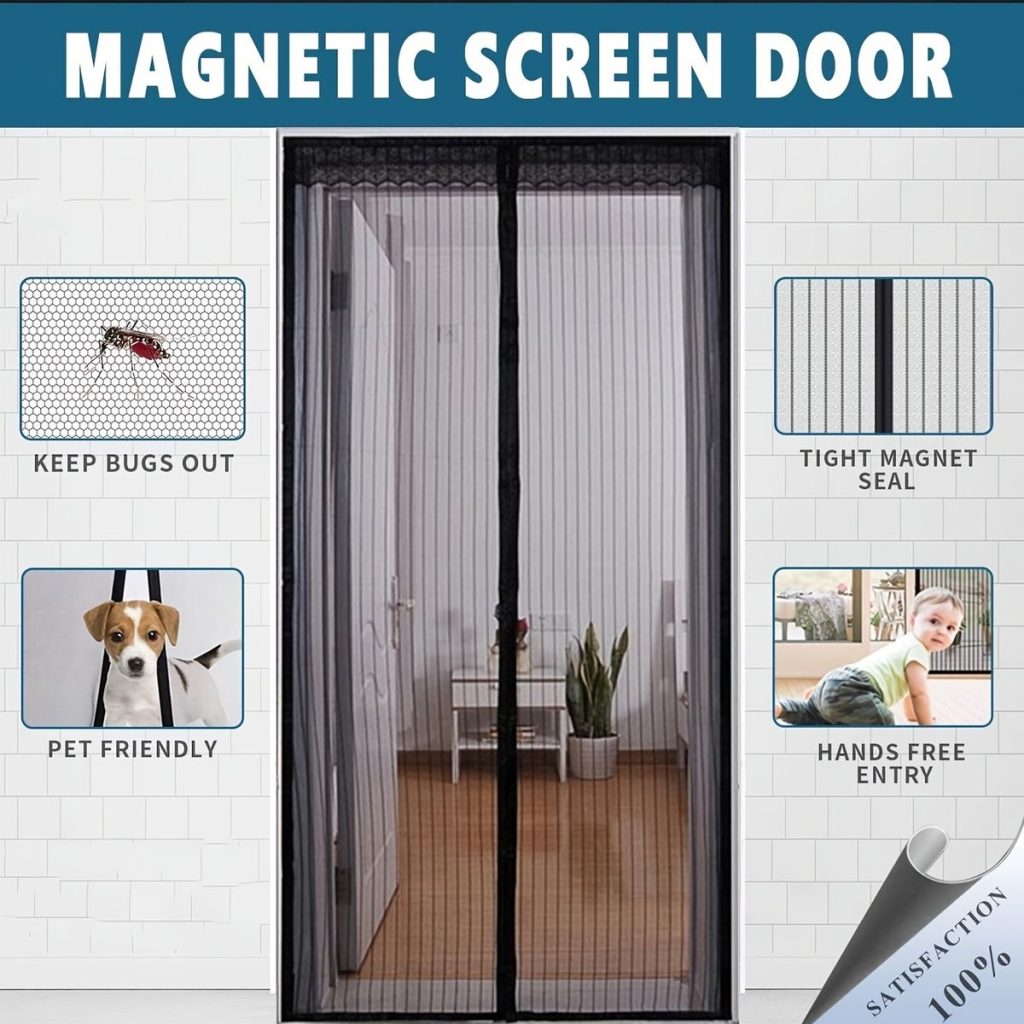 MAGNETIC MESH DOOR